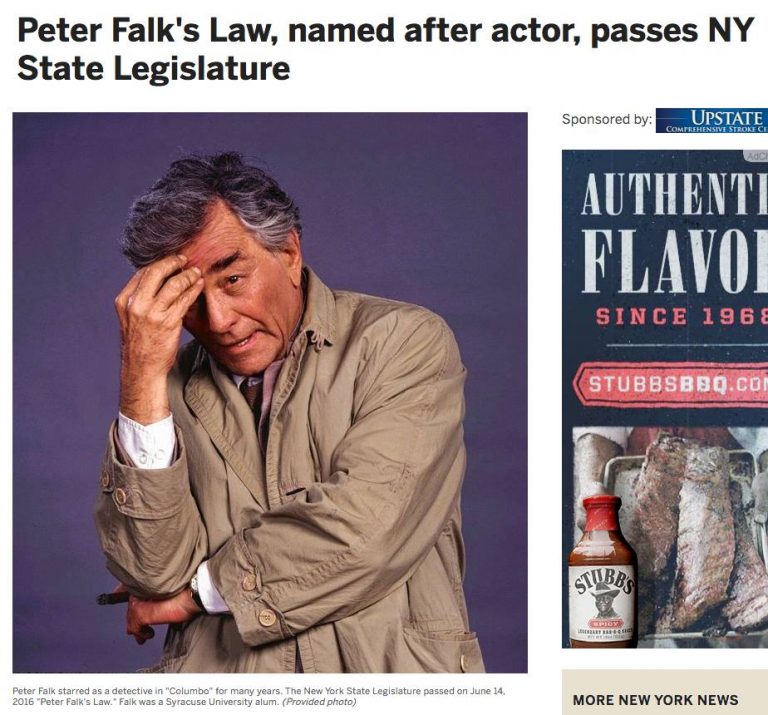 Print Media: Peter Falk’s Law, Right of Association – Catherine Falk ...